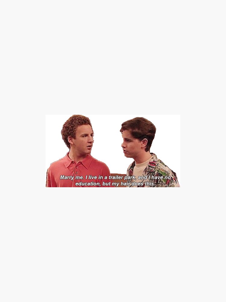 Cory Matthews Quotes