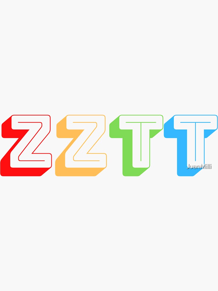 "ZZTT Pattern Meme" Sticker for Sale by JuanMilli | Redbubble