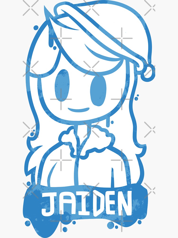 Pegatina «Jaiden Animations Holiday Graffiti» de M106 | Redbubble