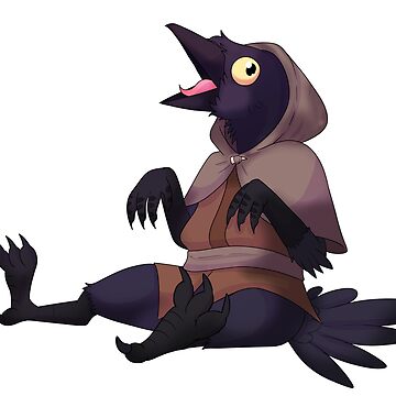 "Little Kenku " Sticker for Sale by Komodolass | Redbubble