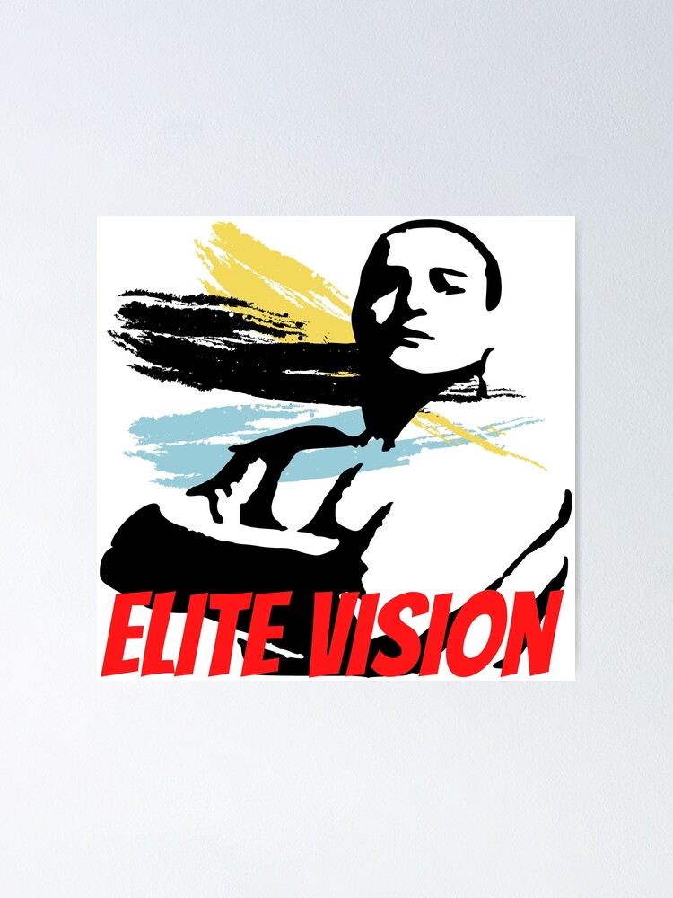 "Elite Vision Logo" Poster by LivingGrey | Redbubble