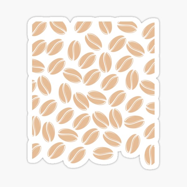 "Pink Coffee Beans " Sticker for Sale by C-Brews | Redbubble