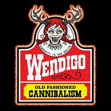 "Wendy the Wendigo" Sticker for Sale by Azhmodai | Redbubble