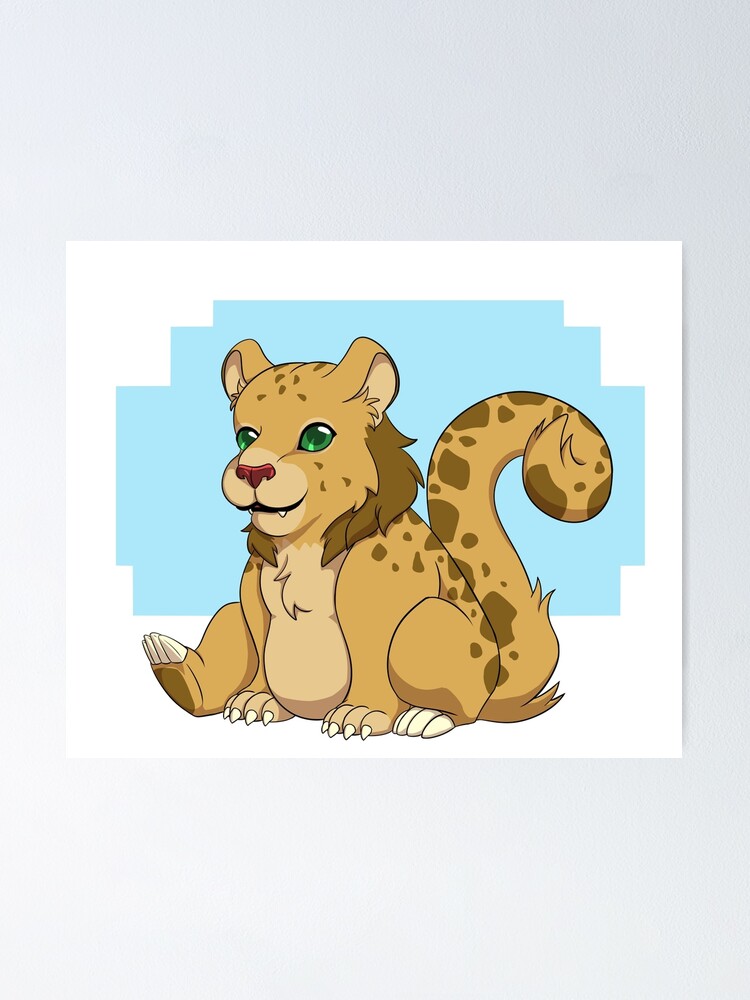 "Crypt-kids: Glawackus (Tawny)" Poster for Sale by BrigeedaRocks ...