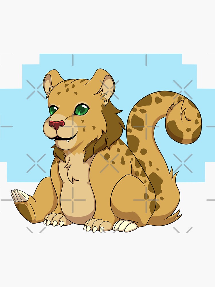 "Crypt-kids: Glawackus (Tawny)" Sticker for Sale by BrigeedaRocks ...