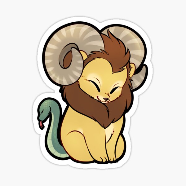 "Lil' Chimera" Sticker for Sale by Onnanoko | Redbubble