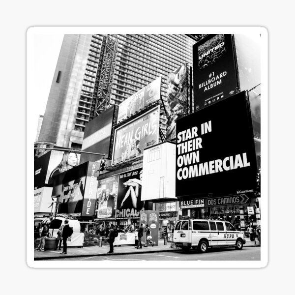 "Times Square New York" Sticker for Sale by BEWAREOFDUCK | Redbubble