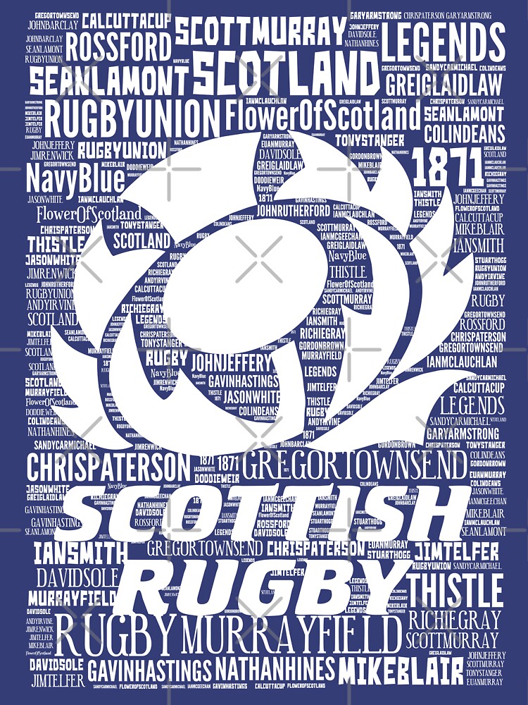 "SRU 2 - Scotland Rugby" T-shirt for Sale by TheIcons | Redbubble | sru ...