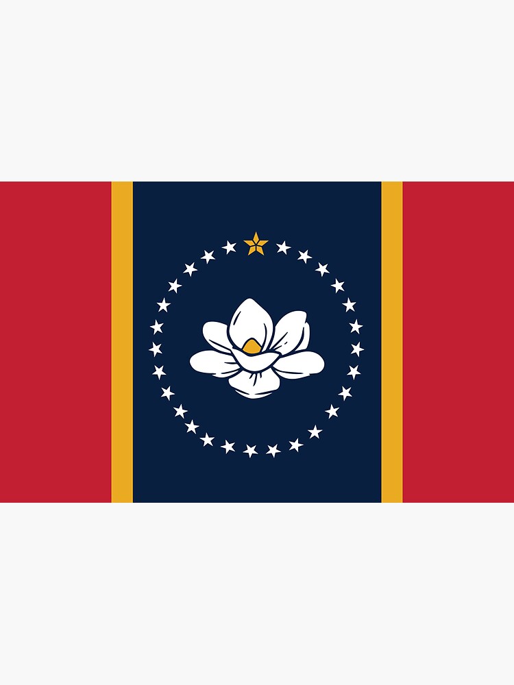 "New Mississippi State Flag" Sticker by reidjpg | Redbubble