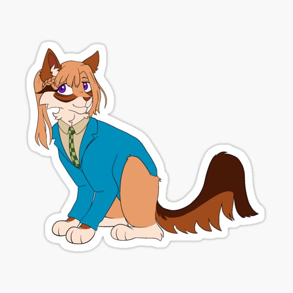 "Sara Cat" Sticker by sweetpeachedtea | Redbubble