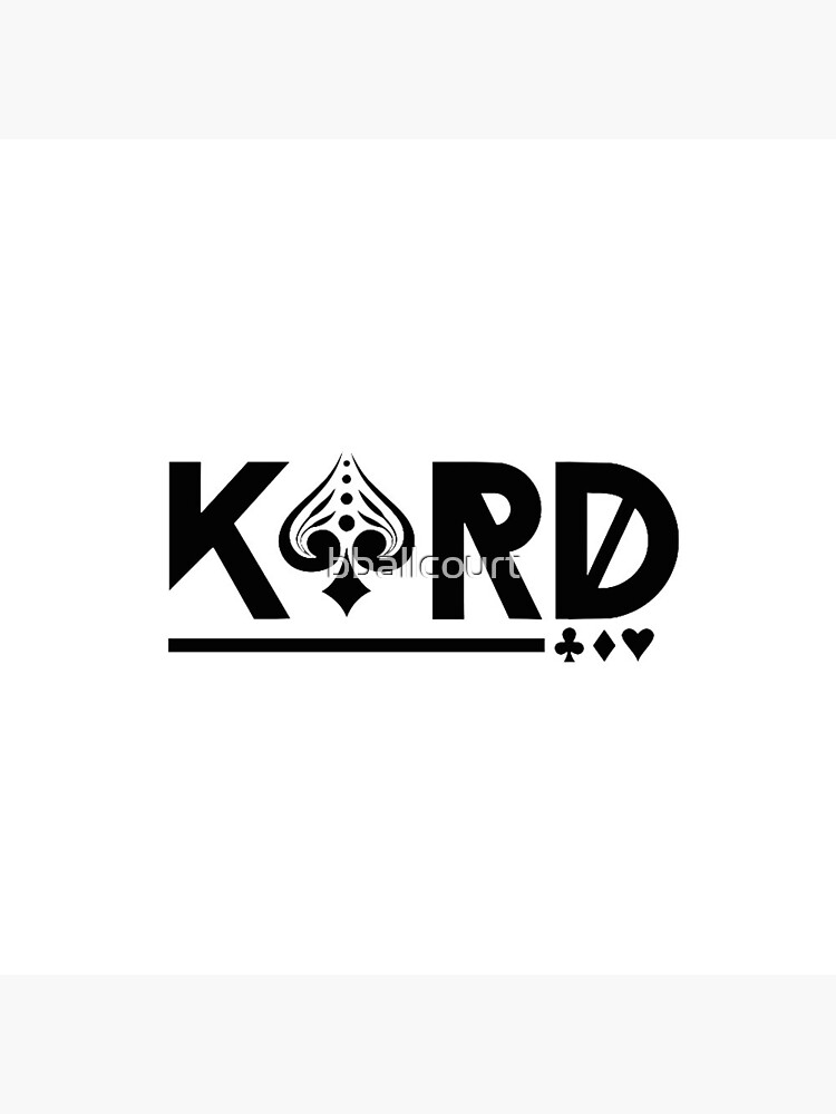 "KARD - Logo" Button von bballcourt | Redbubble