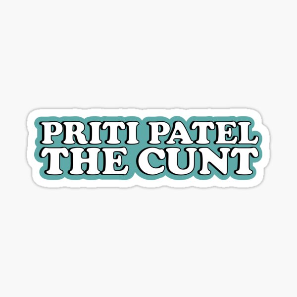 Priti Patel Stickers | Redbubble