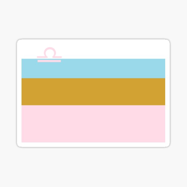 "Libra Pride Flag" Sticker by bigdaemonenergy | Redbubble