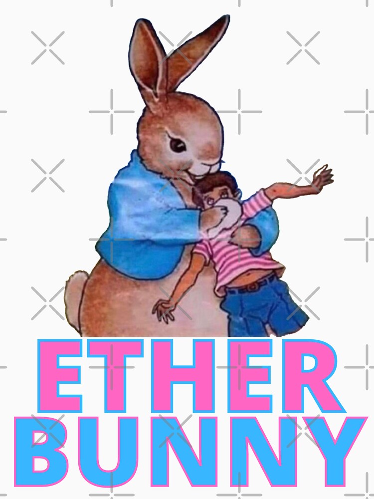 "Ether Bunny" T-shirt for Sale by WestonVegas | Redbubble | ether t ...