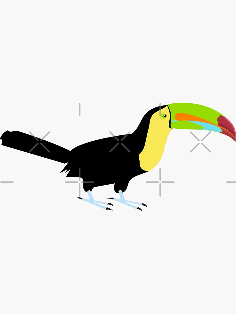 "Toucan Too!" Sticker for Sale by Mattfields | Redbubble