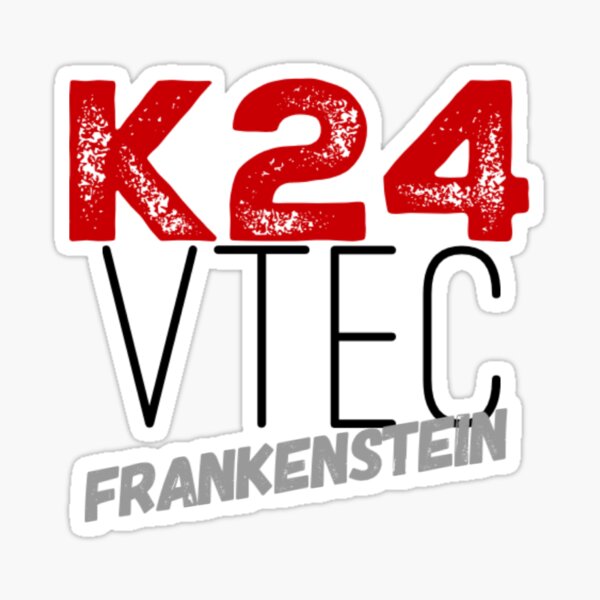 "K24 VTEC Frankenstein Inside" Sticker for Sale by Desznr | Redbubble