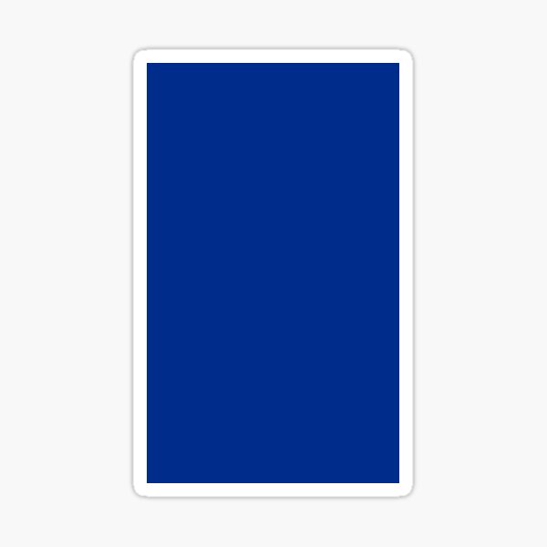 "matte blue,blue color" Sticker for Sale by S888 | Redbubble