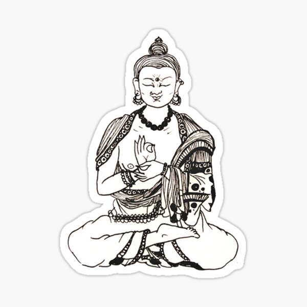 "Buddha" Sticker for Sale by emrapper | Redbubble