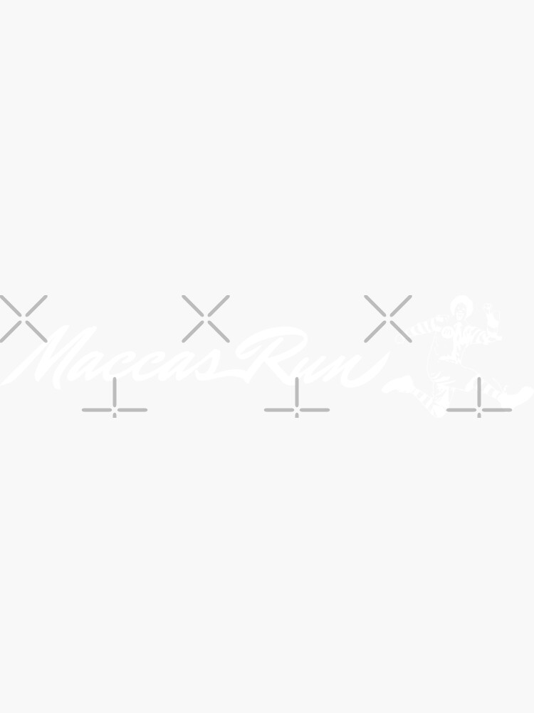 "Maccas run" Sticker for Sale by kinkpen | Redbubble