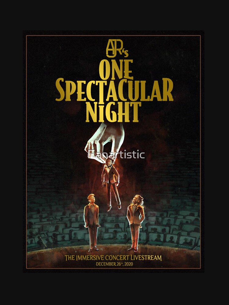 "One spectacular night AJR" T-shirt for Sale by Fanartistic | Redbubble ...