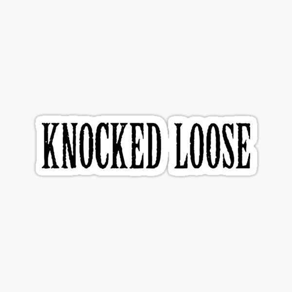 "Knocked Loose " Sticker by SkylerCloud | Redbubble