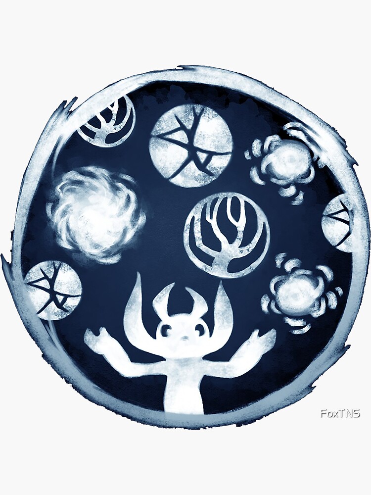 "Ori and the blind forest" Sticker for Sale by FoxTNS | Redbubble