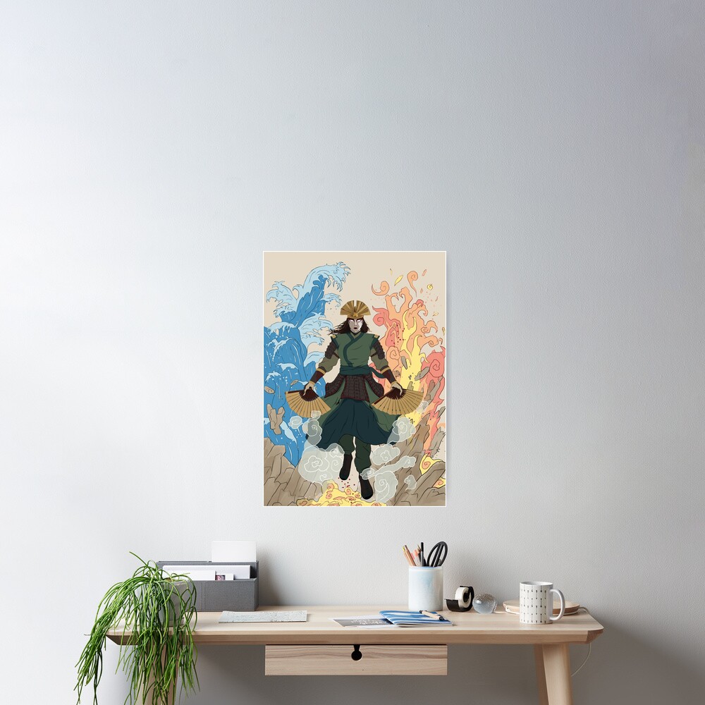 "Avatar Kyoshi" Poster by silentrebel | Redbubble