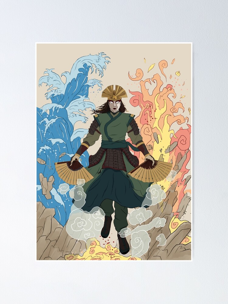 "Avatar Kyoshi" Poster by silentrebel | Redbubble