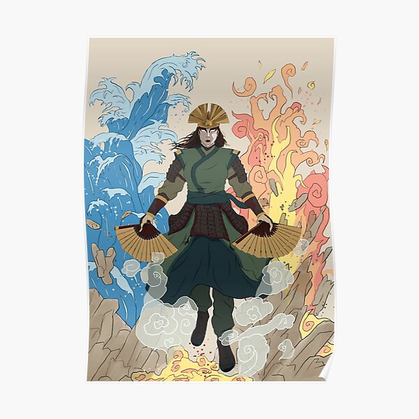 "Avatar Kyoshi" Poster by silentrebel | Redbubble