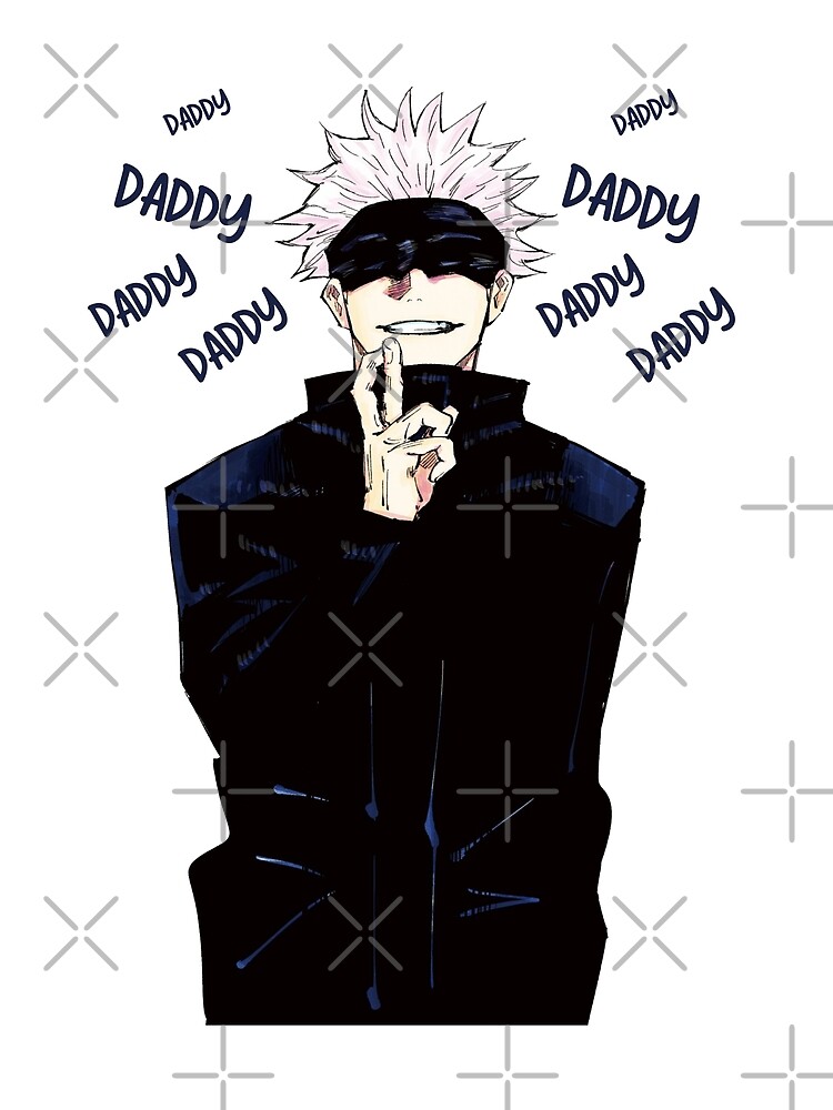 "Satoru Gojo Daddy" Poster for Sale by narcocynic | Redbubble
