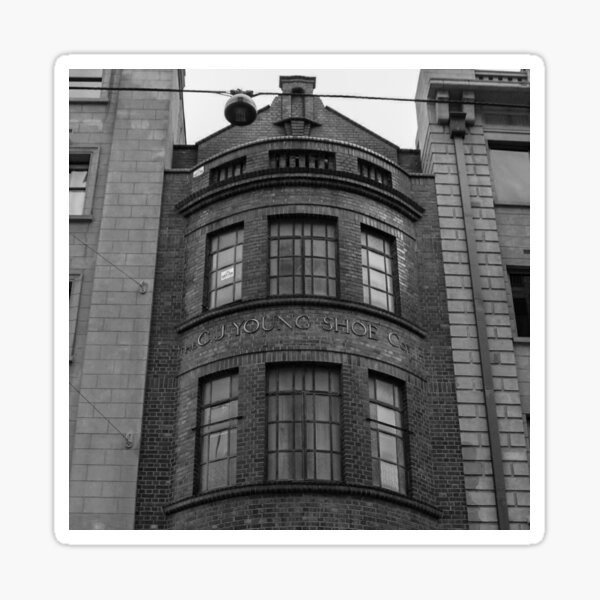 "Old Gothic Building" Sticker by geekofcrochet | Redbubble