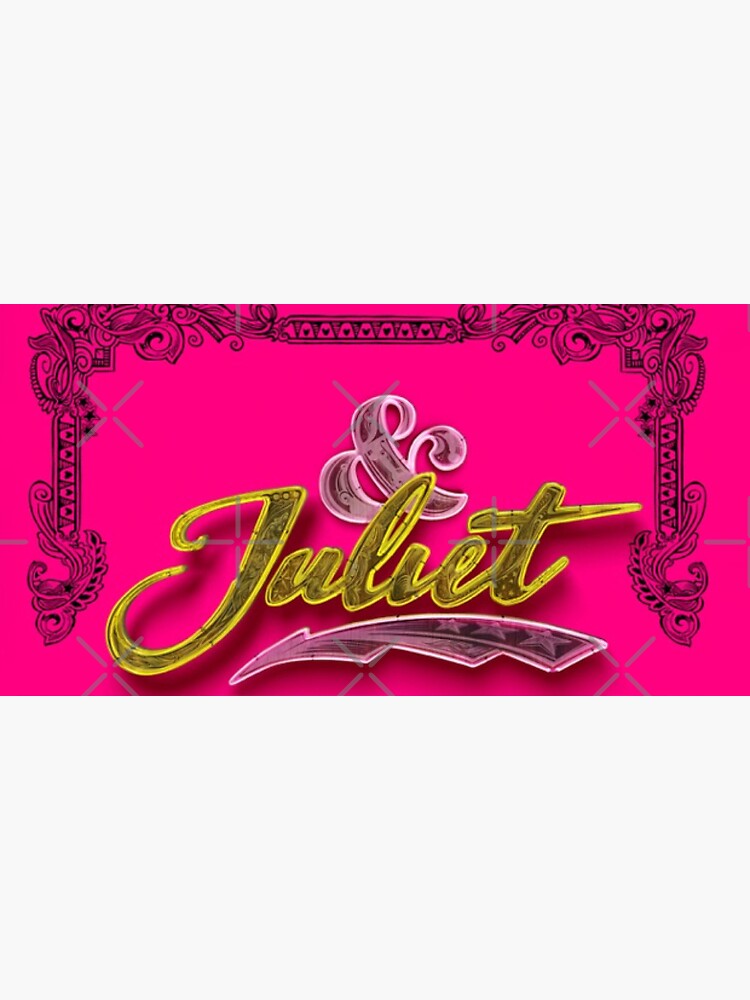 "& Juliet Musical logo" Sticker for Sale by Leyzel | Redbubble