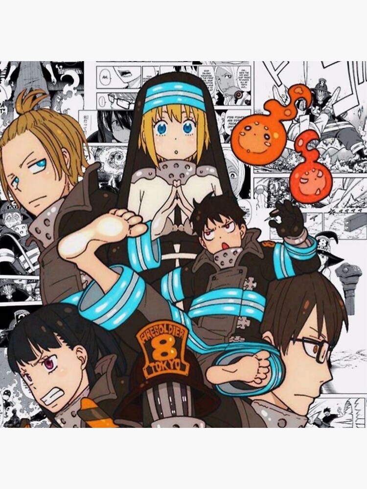 "Fire Force New 2020 (Anime / Manga)" Sticker by Nefory | Redbubble