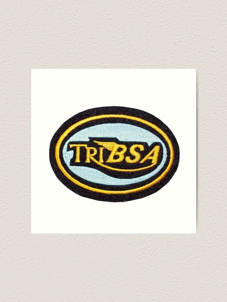 "TriBsa motorcycle logo" Art Print for Sale by heyst | Redbubble