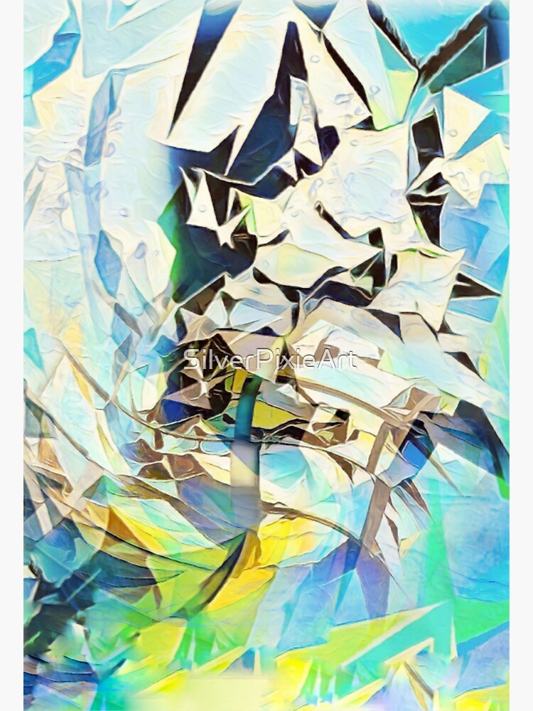 "Riptide ocean waves abstract" Sticker by SilverPixieArt | Redbubble