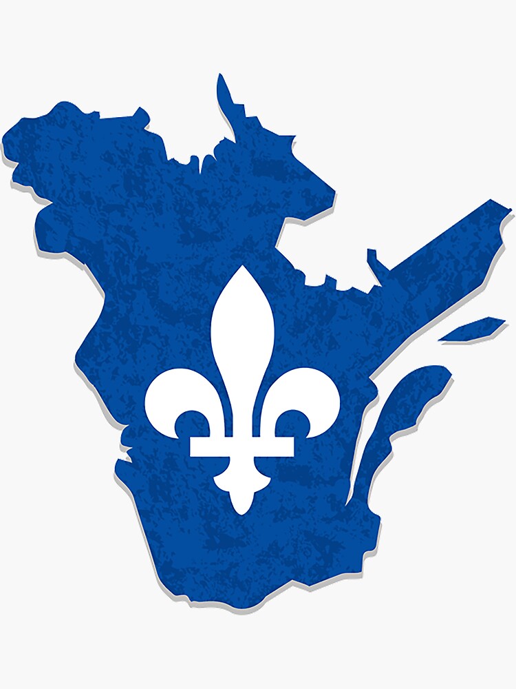 "Province of Quebec" Sticker by Thunderceptor | Redbubble