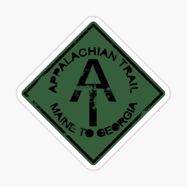 "Rustic Appalachian Hiking Trail Diamond Marker" Sticker for Sale by ...