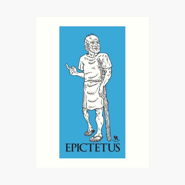 "Epictetus from A Man of Letters edition of The Enchiridion" Art Print ...