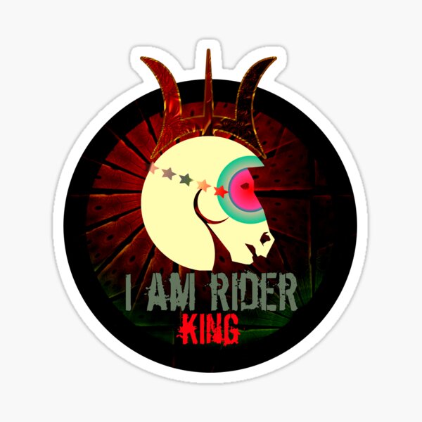 "Rider motivational art" Sticker by Yash5758 | Redbubble