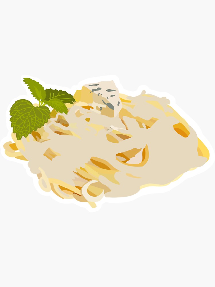 "Pasta" Sticker by Jasisart | Redbubble