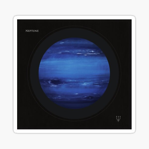 "Neptune" Sticker by woodenpencilbox | Redbubble