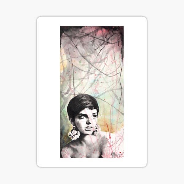 "Lil' Liza - In White" Sticker for Sale by TiffDidAnArt | Redbubble