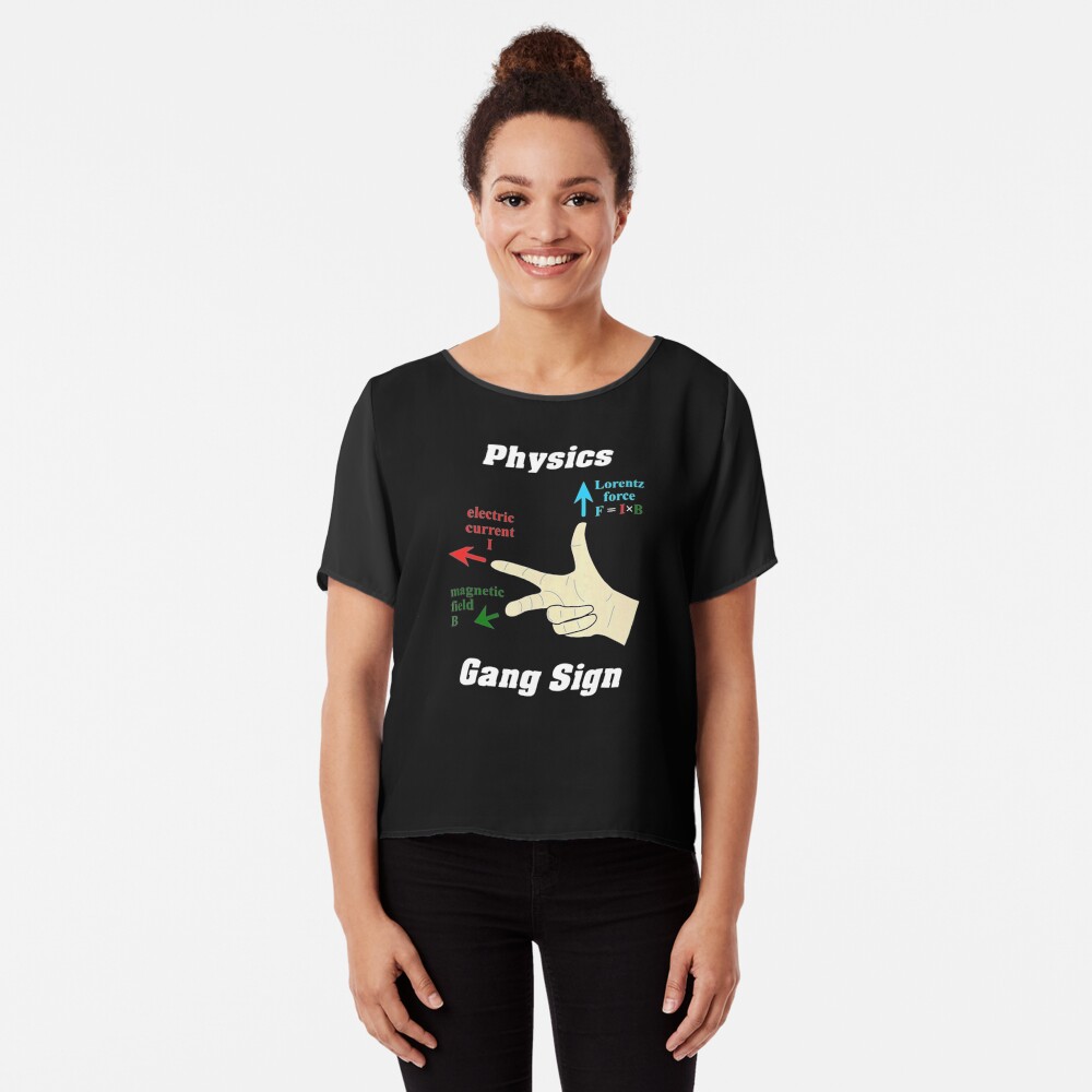 "Right Hand Rule Physics Gang Sign" Sticker for Sale by poncetay ...