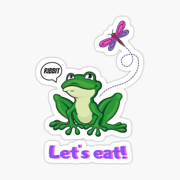 Frogs And Lily Pads Stickers | Redbubble