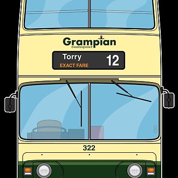 "Grampian Regional Transport (GRT) Atlantean Bus 322 URS322X Aberdeen ...