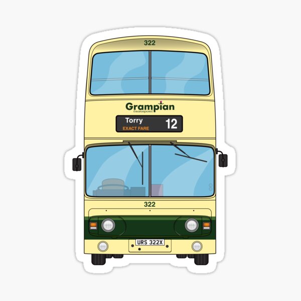 "Grampian Regional Transport (GRT) Atlantean Bus 322 URS322X Aberdeen ...