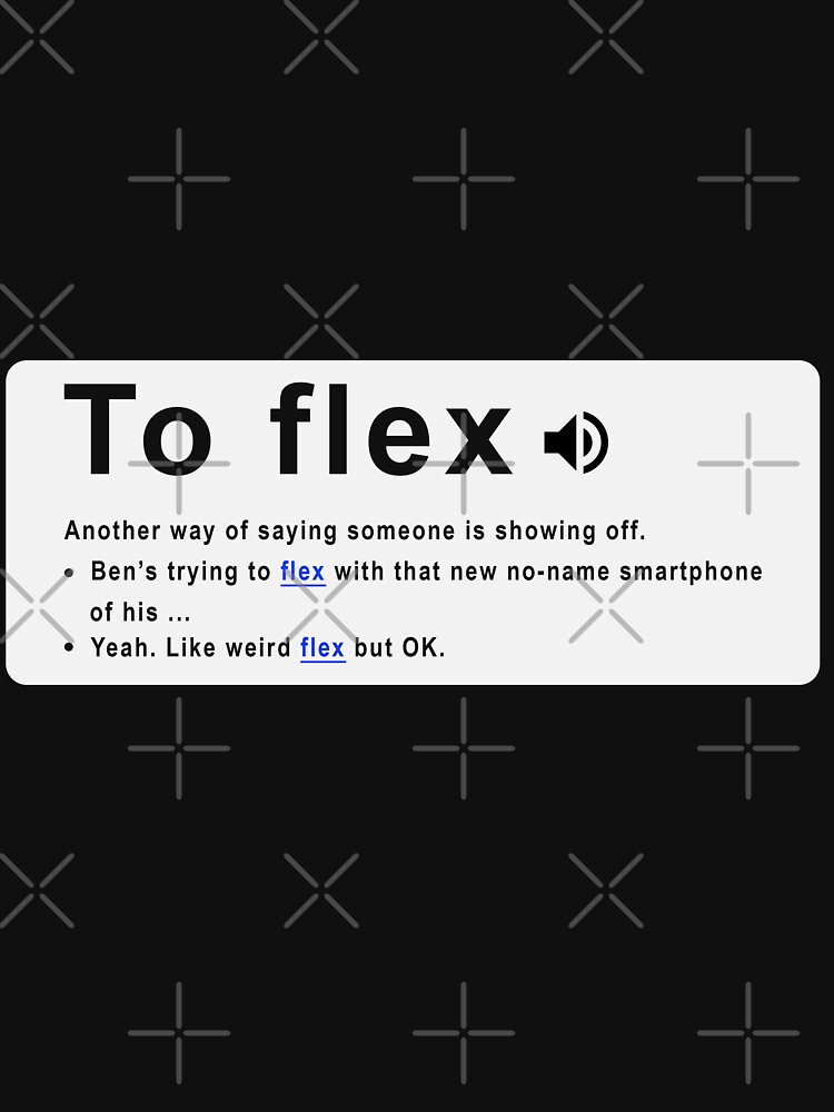 "Flex Meaning , Funny Slang Definition, Funny Word Definition, showing ...