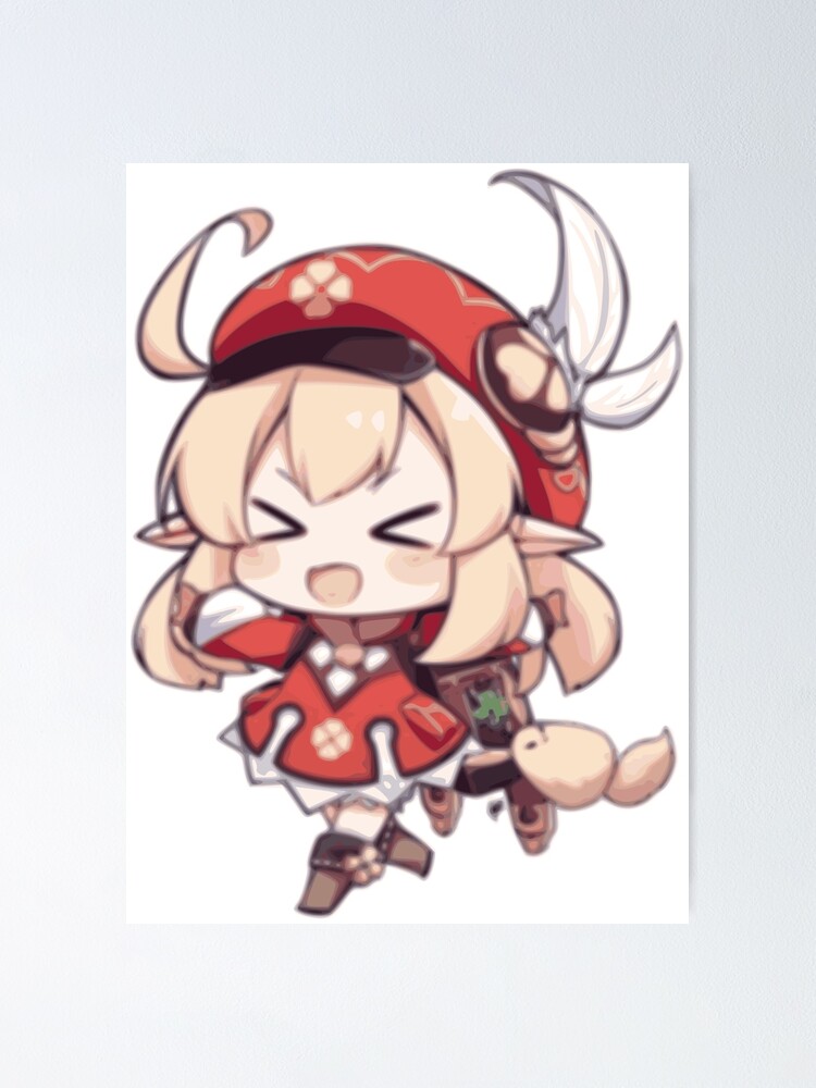 "Klee Chibi - Genshin Impact" Poster by Thegames | Redbubble