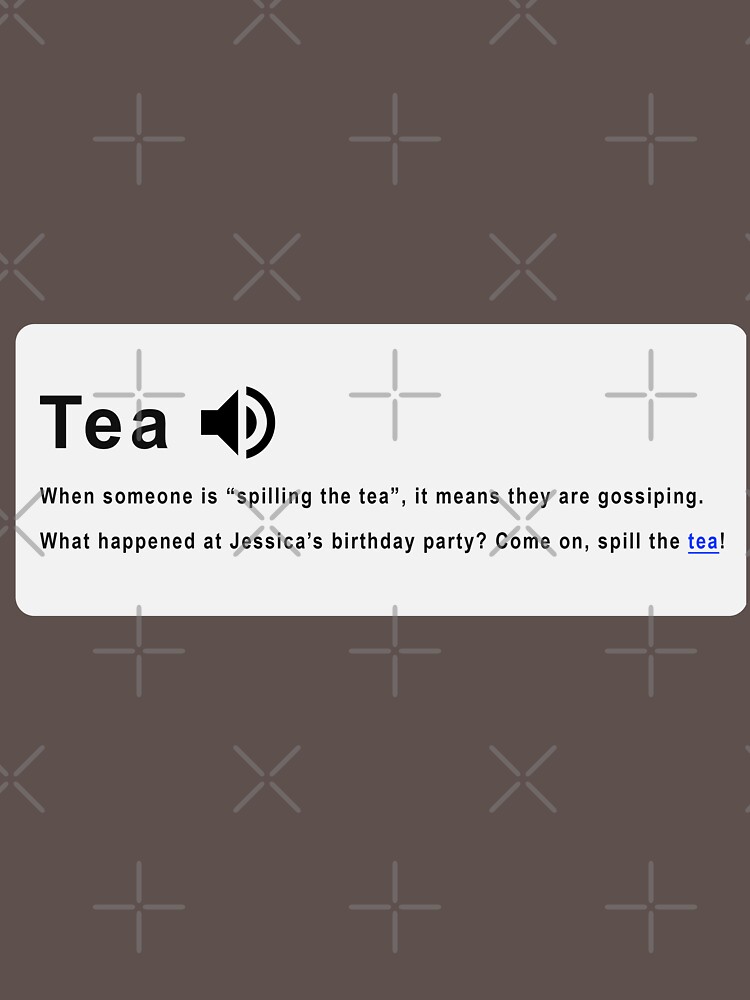 "Tea Meaning , Funny Slang word Definition, Funny Word Definition ...