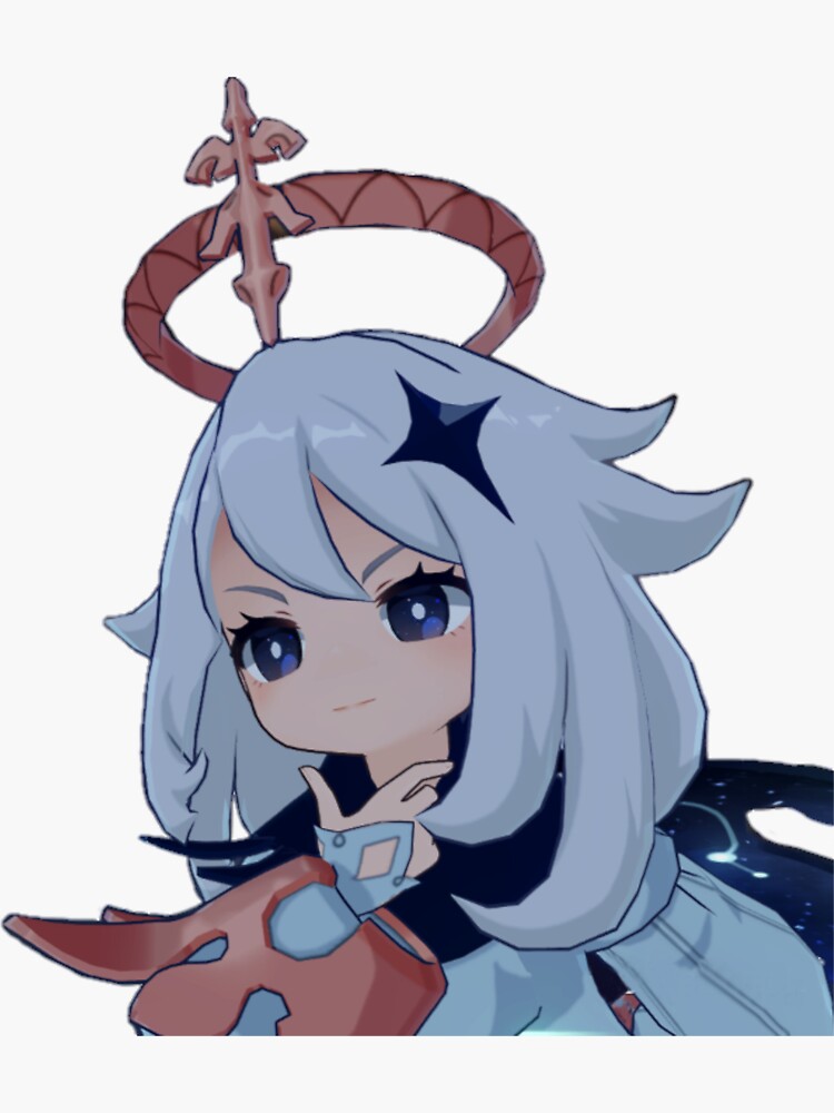 "Paimon - Genshin Impact " Sticker for Sale by carrot-exe | Redbubble